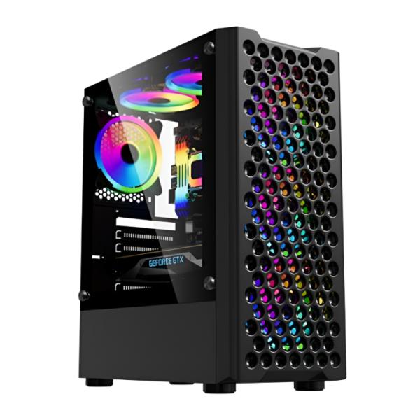 CASE GAMING EAGLE WARRIOR CG06Z5RA001C FRONTAL MESH CON 3 ABANICOS ...